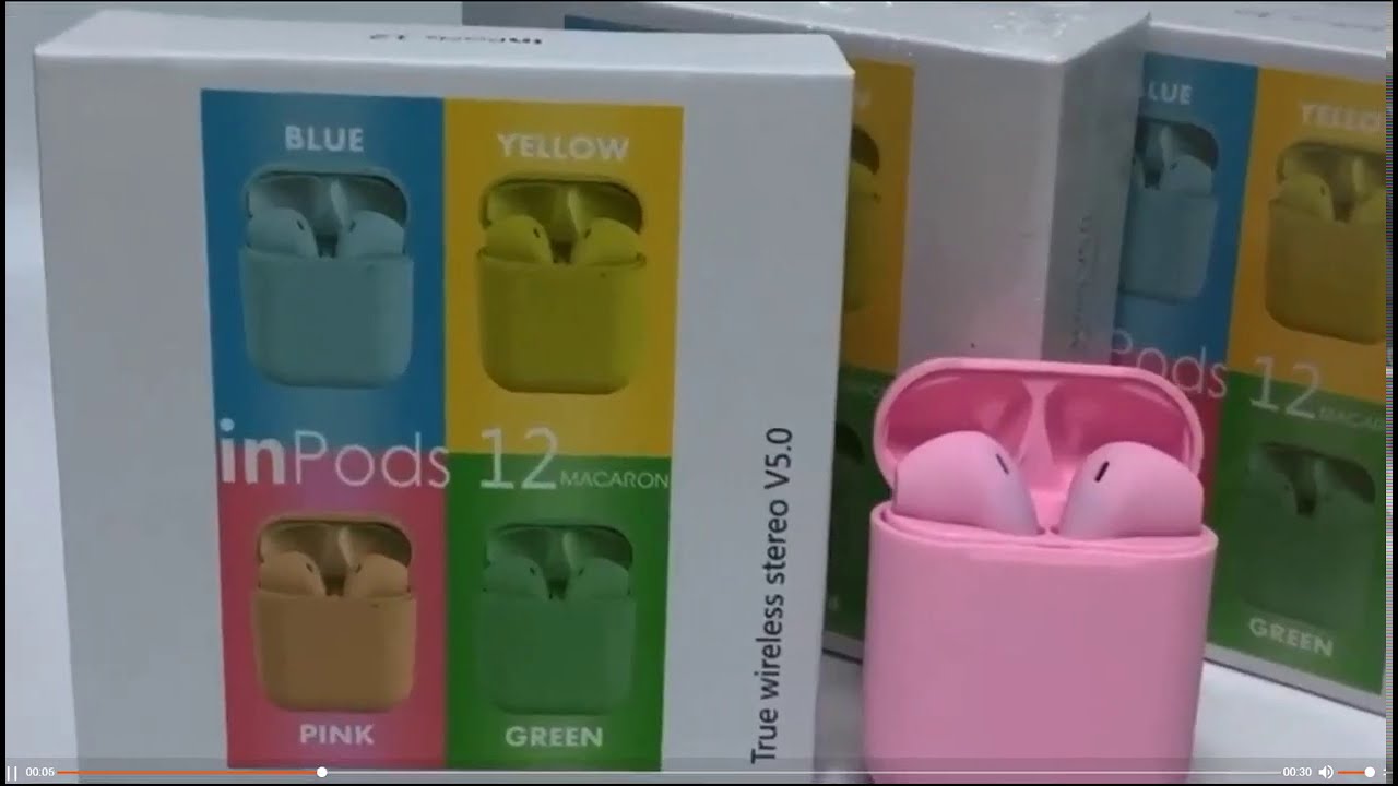 audifonos inpods 12 i12 tws - YouTube