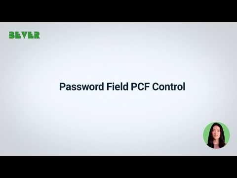 Dynamics 365 Password Field PCF Control - YouTube