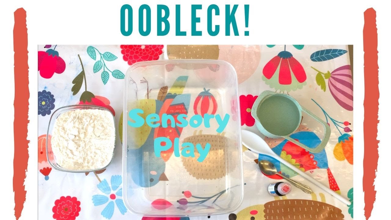 Sensory Play | Oobleck | Kid's activities - YouTube