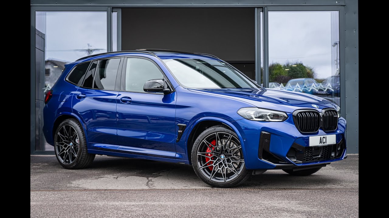 2022 72 BMW X3M COMPETITION 3.0I XDRIVE MARINA BAY BLUE - YouTube