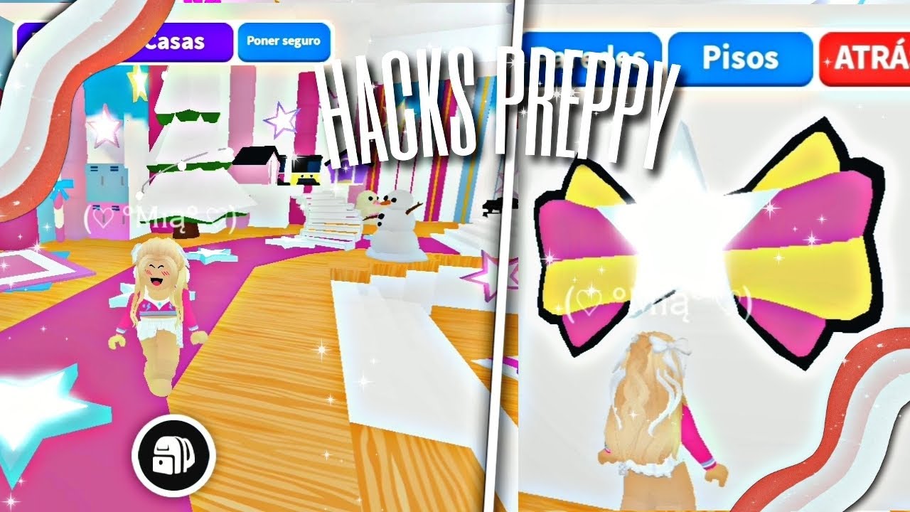 Hacks y tips para tu casa preppy//Adopt me//primer video - YouTube