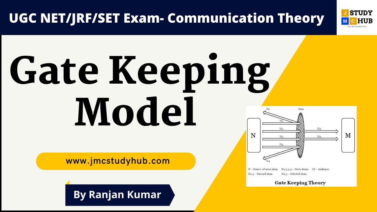Gate Keeping Model of Communication| UGC NET Exam Mass Communication ...