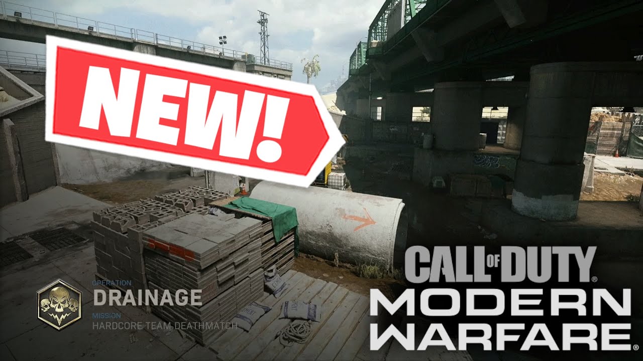 Modern Warfare - BRAND NEW DRAINAGE MAP! NEW GUNFIGHT MAP! Mid-Season ...