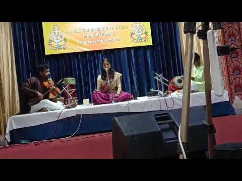 Thondikulam Sruthi Raman's Carnatic Vocal at Mayur Vihar Temple ...