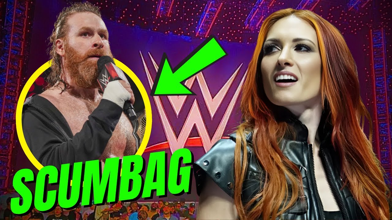 Becky Lynch Calls Sami Zayn a “Scumbag” - YouTube