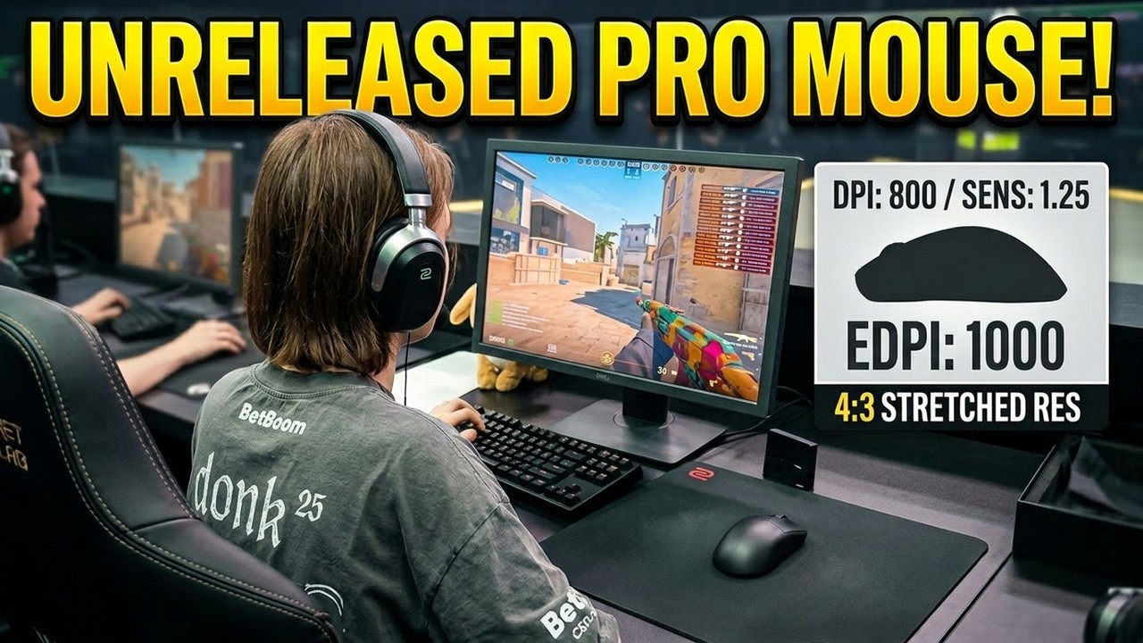 donk CS2 Pro Warmup Pov – NEW MOUSE 2026 - YouTube