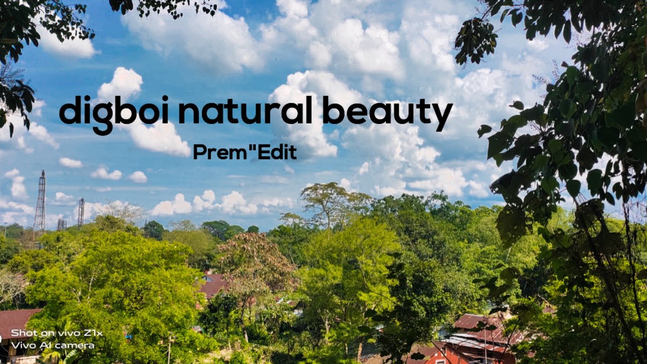 My Hometown Assam Digboi the motherland of Oil & Nature of Beauty..☁️🛵 ...