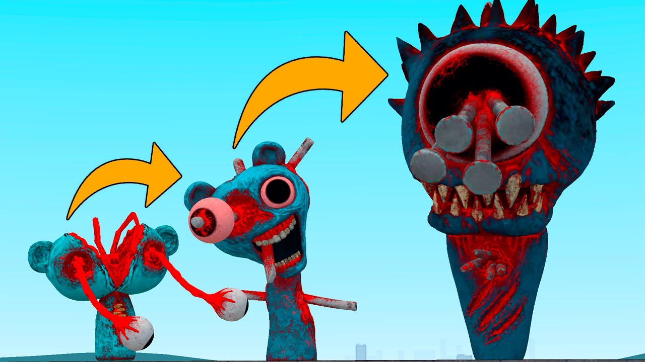 NEW EVOLUTION OF SKY BLUE SPRUNKI EVIL PHASE 1-9 in Garry's Mod! - YouTube
