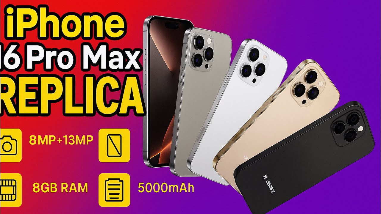 iPhone 16 pro Max Réplica Exacta / M-Horse M16 pro Max - YouTube