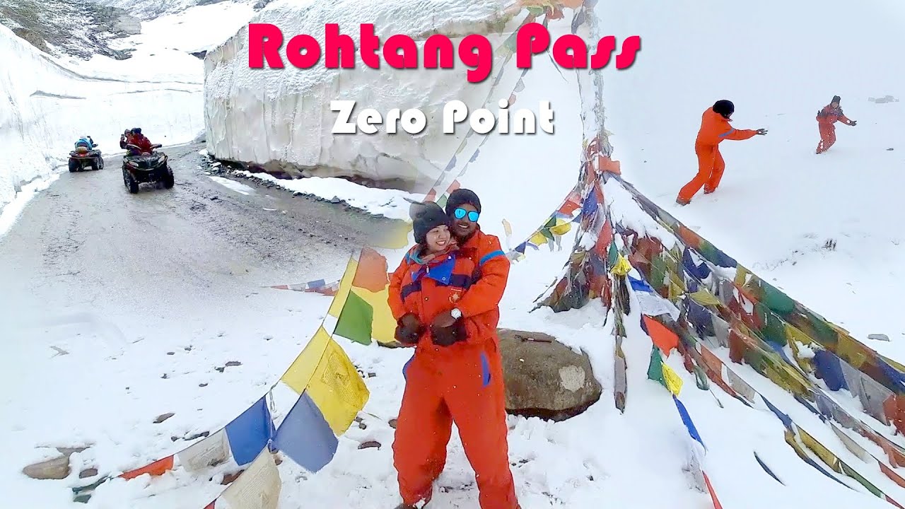 Rohtang pass| zero point| manali Himachal pradesh| snow fall - YouTube