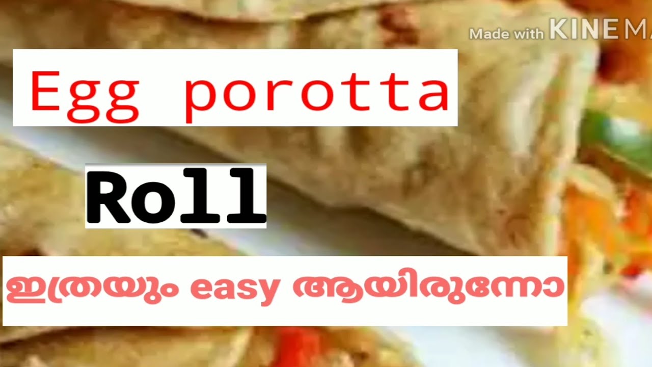 Crispy egg porotta roll egg paratha recipe flaky layered easy recipes ...