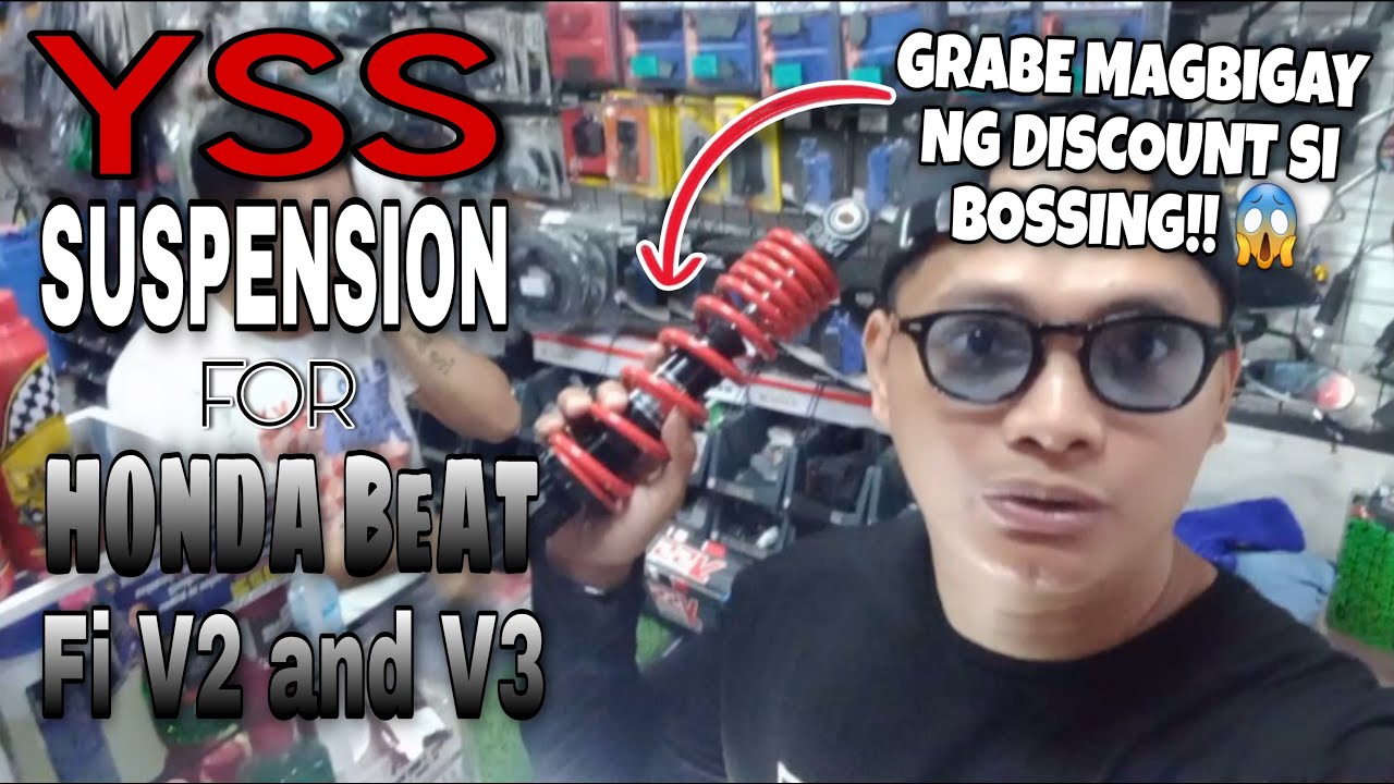 YSS DTG Plus Rear Suspension 310mm Installation | Honda Beat FI V2 ...