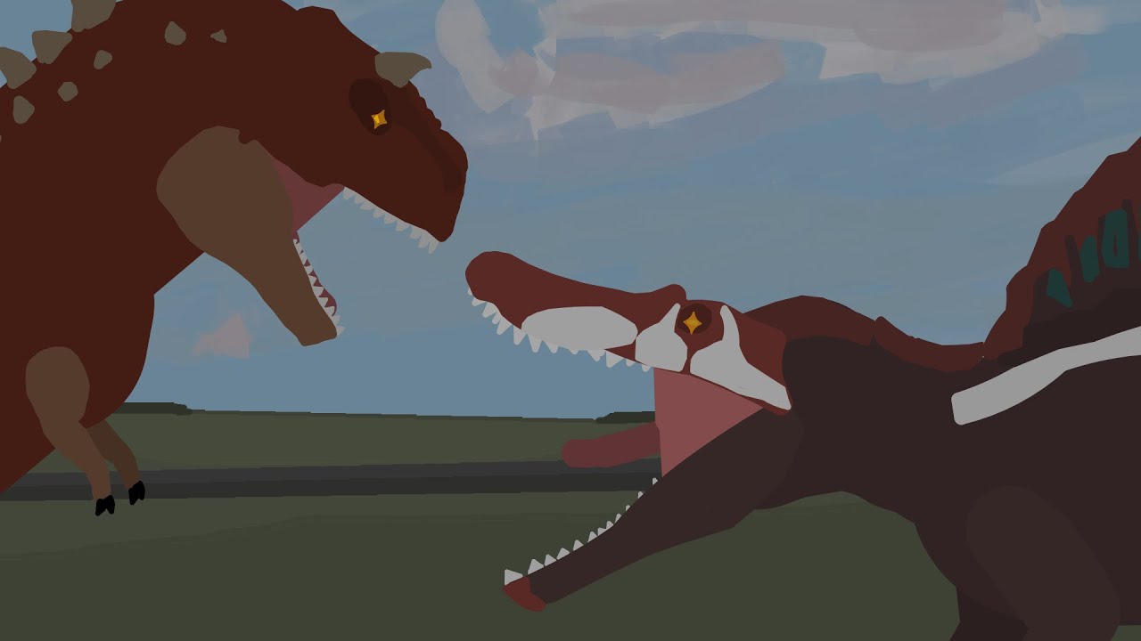 Spinosaurus vs Disney Carnotaurus | Pivot Animation - YouTube