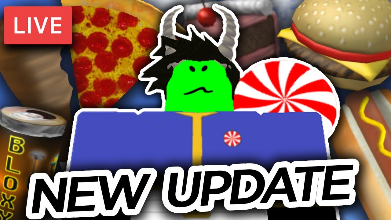 'FOOD SHOP' UPDATE in ROBLOX COOKING ROLEPLAY🍴😋(New Update - LIVE with ...