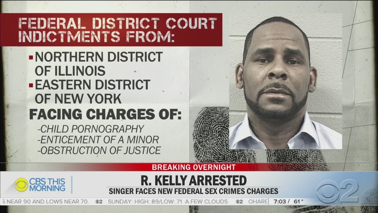 R. Kelly Arrested On Federal Charges - YouTube
