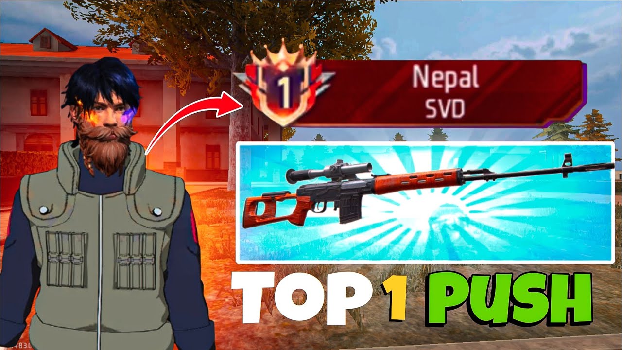 Pushing Top 1 Nepal Title in : Strongest Long Range Weapon [Svd]☠️ is ...