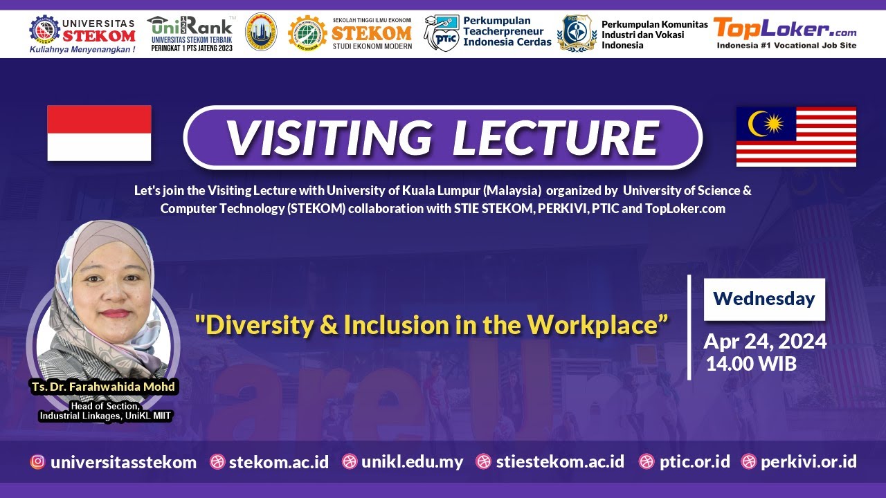 Visiting Lecture program organized by the Faculty of University of ...