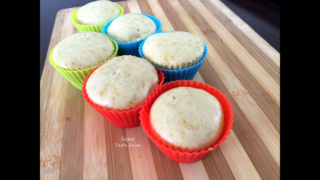 Steamed Cupcake | Vanilla Cupcake | No Oven and No Beater Cake Recipe ...