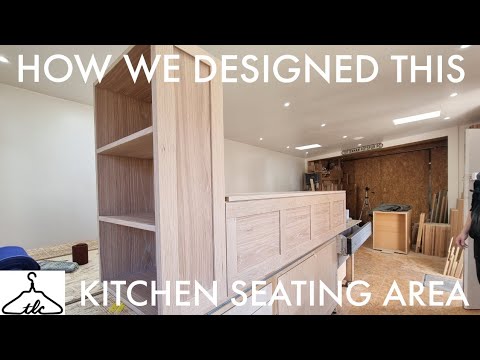 How We Made This Kitchen Seating Unit - Design / Fixing Methods ...