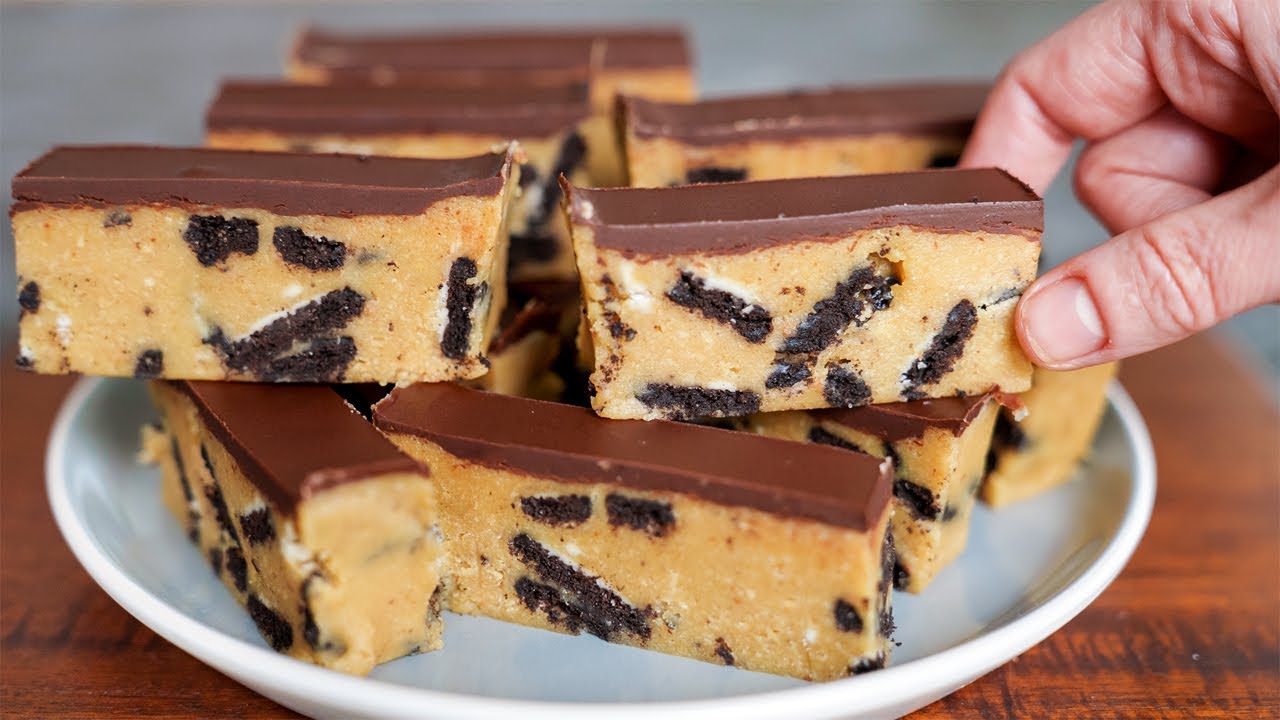 Easy, Fast, No Bake Oreo Bars that disappears in 1 minute! - YouTube