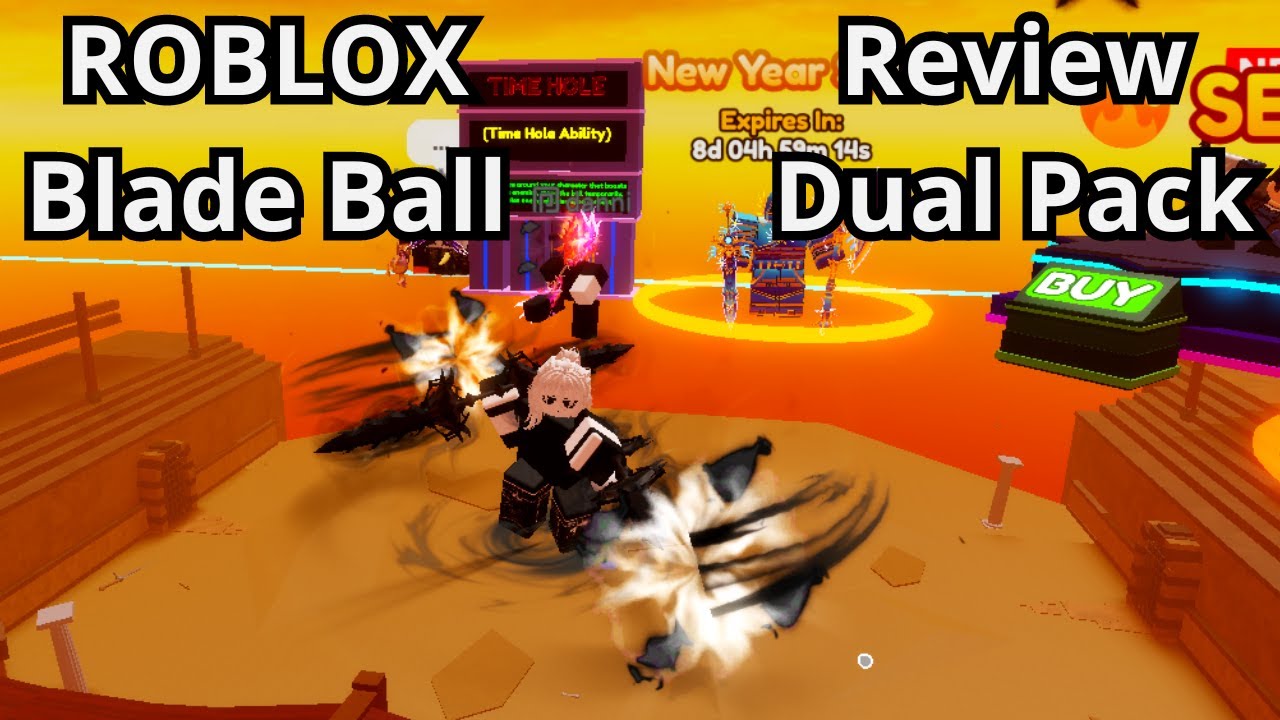 Review Sword Dual Pack di Roblox Blade Ball dan INI GA PAMER YA ...
