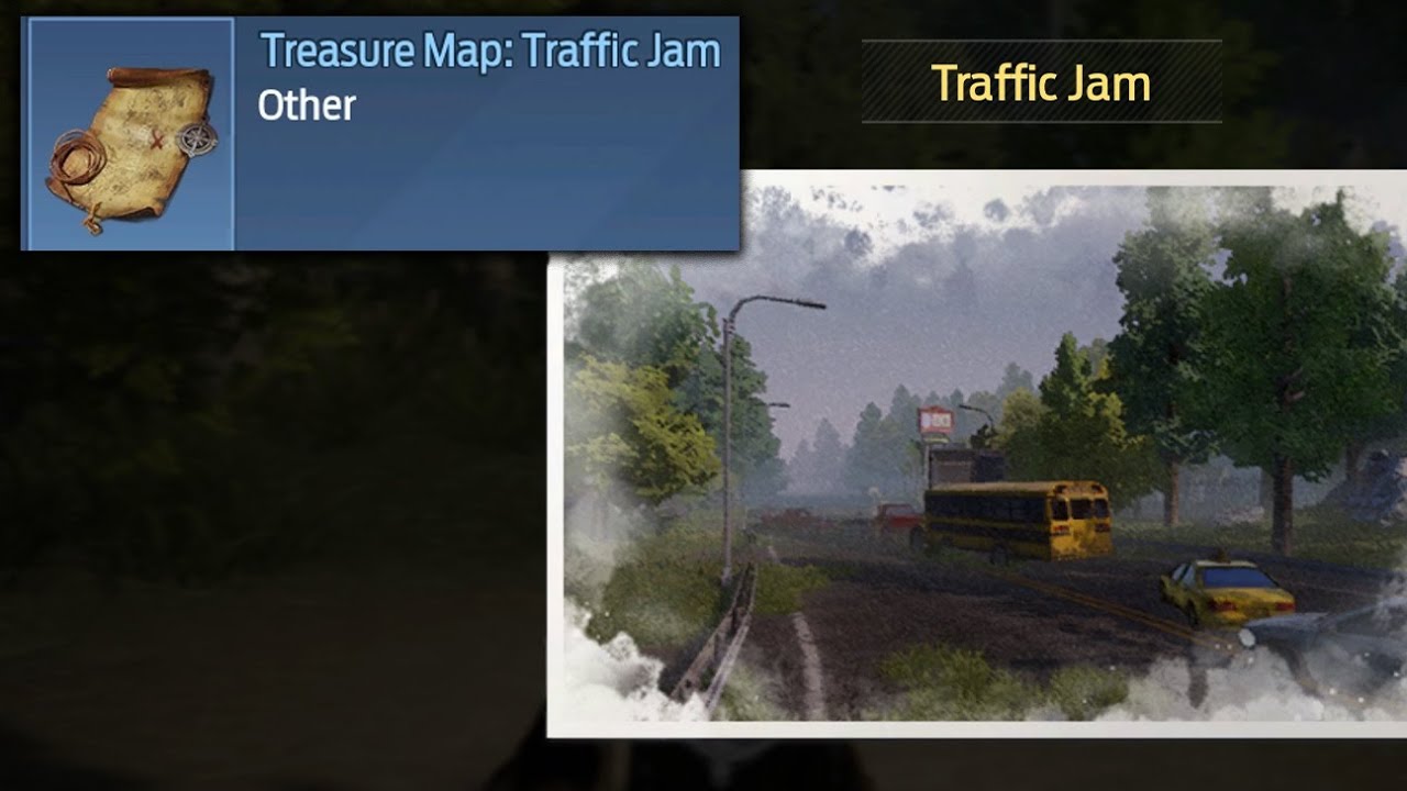 UNDAWN - Traffic Jam Treasure Map & Dig Location - YouTube