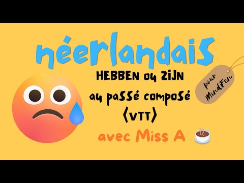 ‘Hebben’ ou ‘zijn’ au passé composé en NL: exercices - YouTube