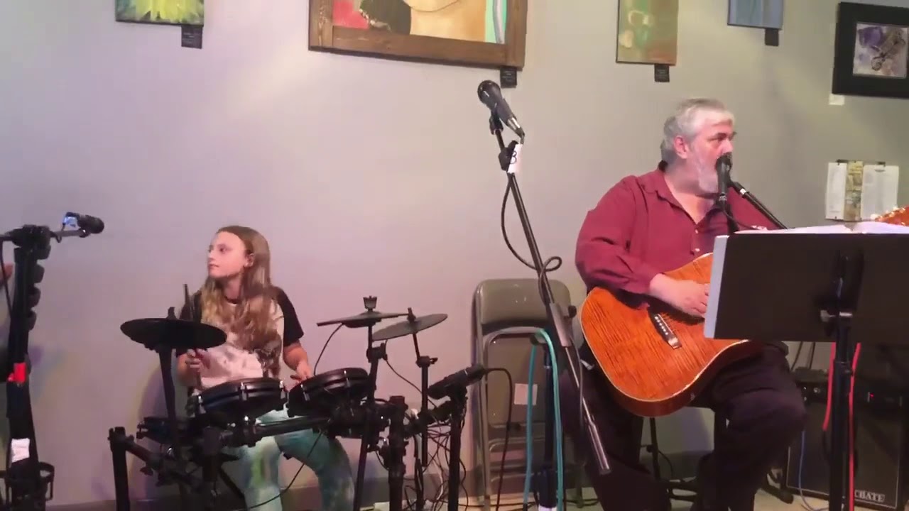 Athena plays open mic night - YouTube