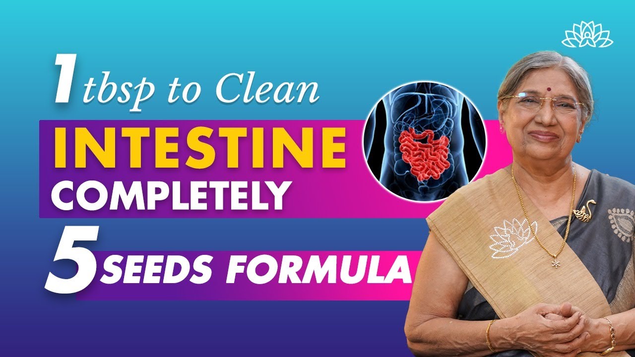 5 Seed Blend To Cleanse Your Intestines Naturally | 1 Tablespoon For ...