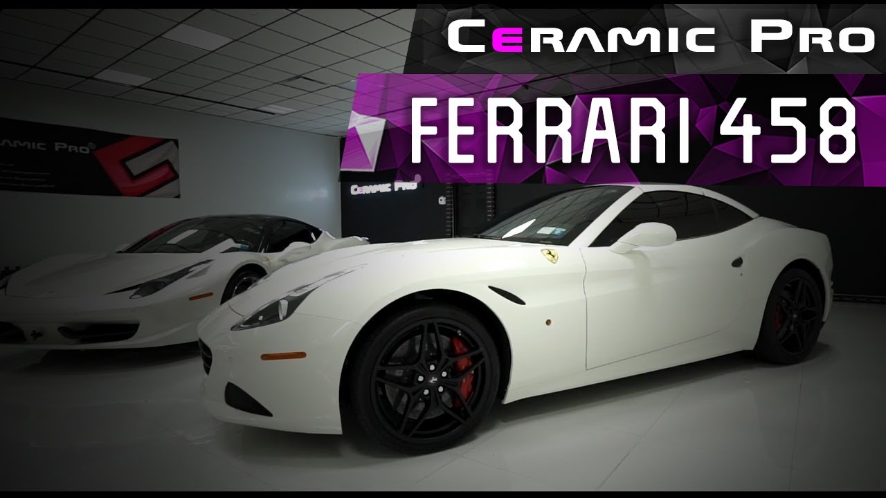 Полная защита Ferrari составами Ceramic Pro - YouTube
