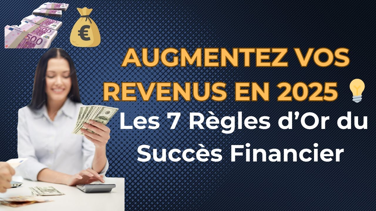 Comment Gagner Plus d’Argent en 2025 ? | 7 Règles d’Or pour Devenir ...