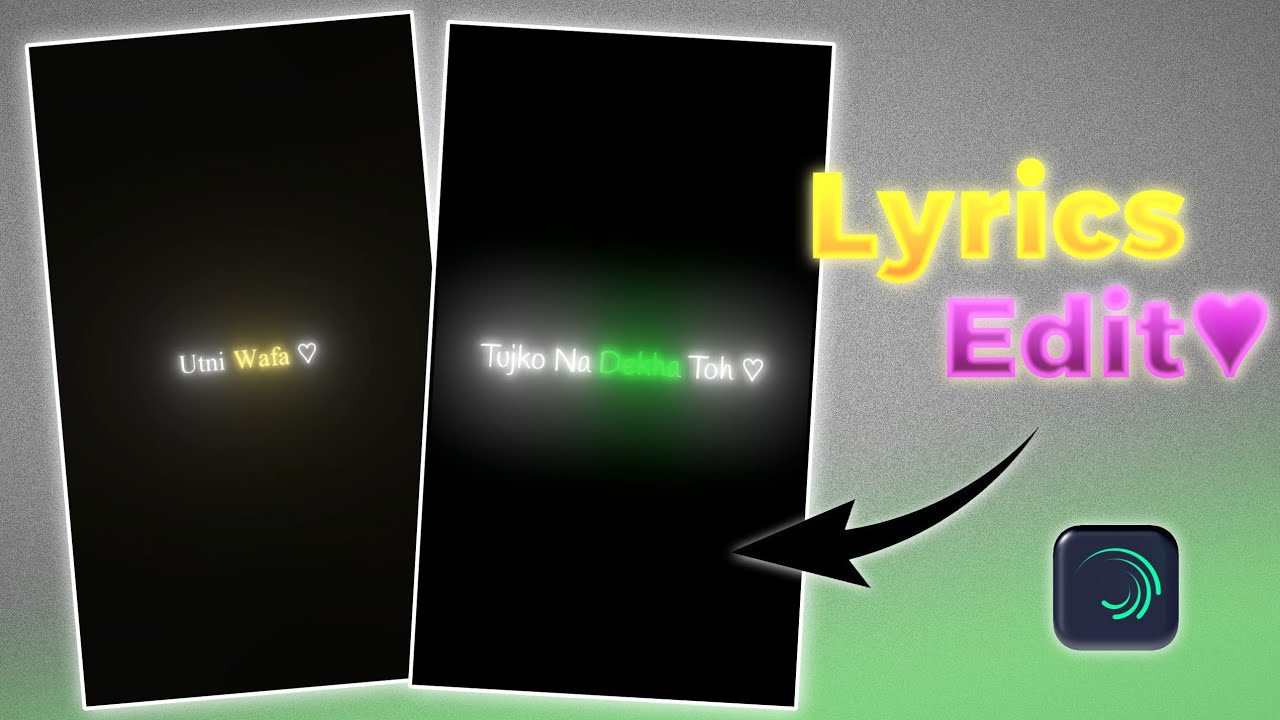 Glow Lyrics Edit Gone Viral! Learn How To Create Trending Video Edits ...