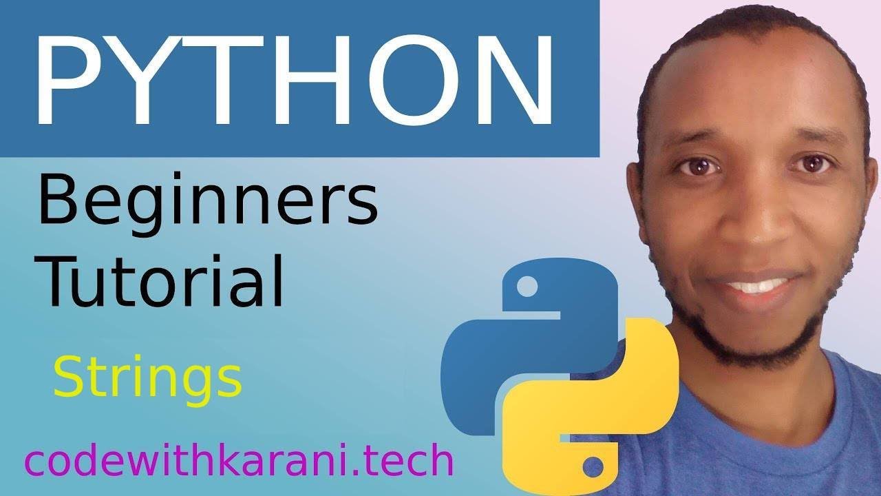 Python For Beginners Tutorial Five5 Strings Youtube 4469