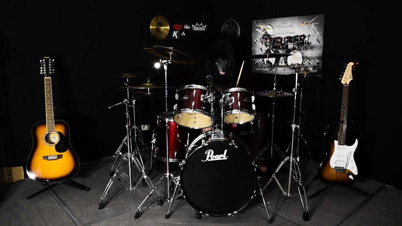 Halloween drum cover spooky scary skeletons - YouTube