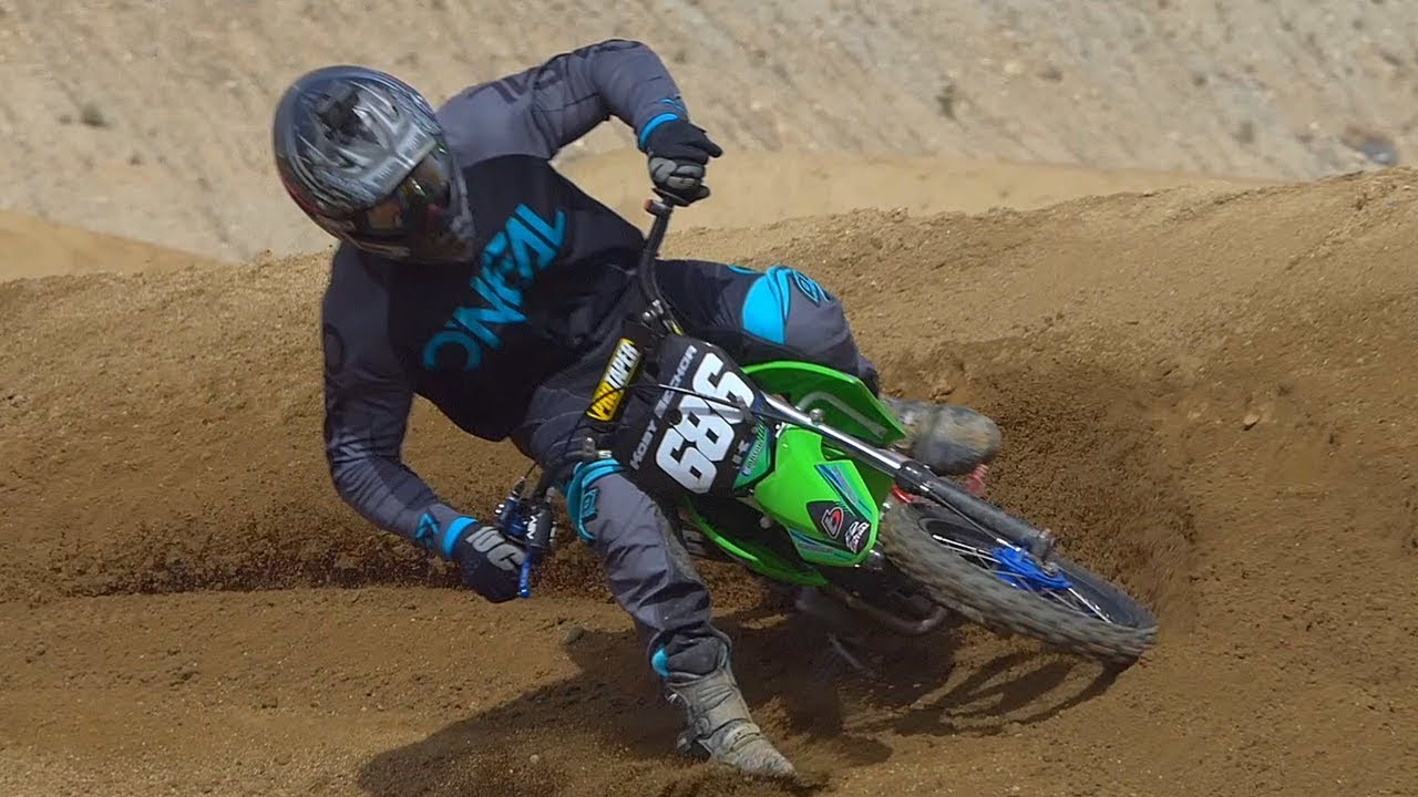 LACR MX KLX110 Stock Mod Pitbike Race Koby Bechor - YouTube