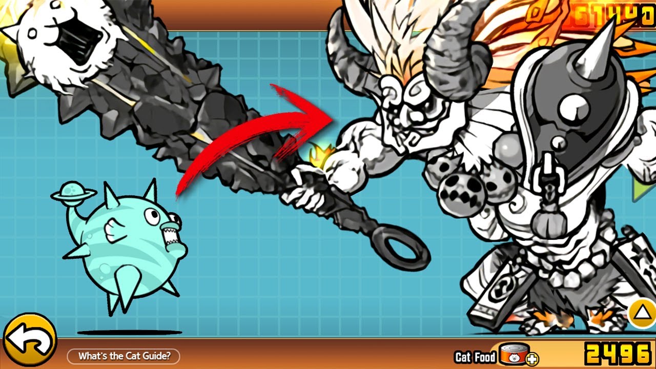 The Battle Cats - Greater Balrog Cat (GIANT) - YouTube