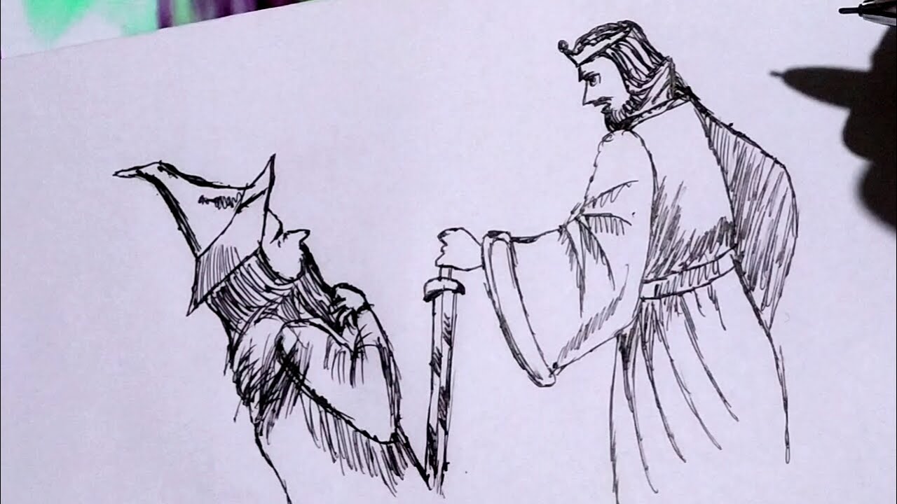 King Arthur Drawing