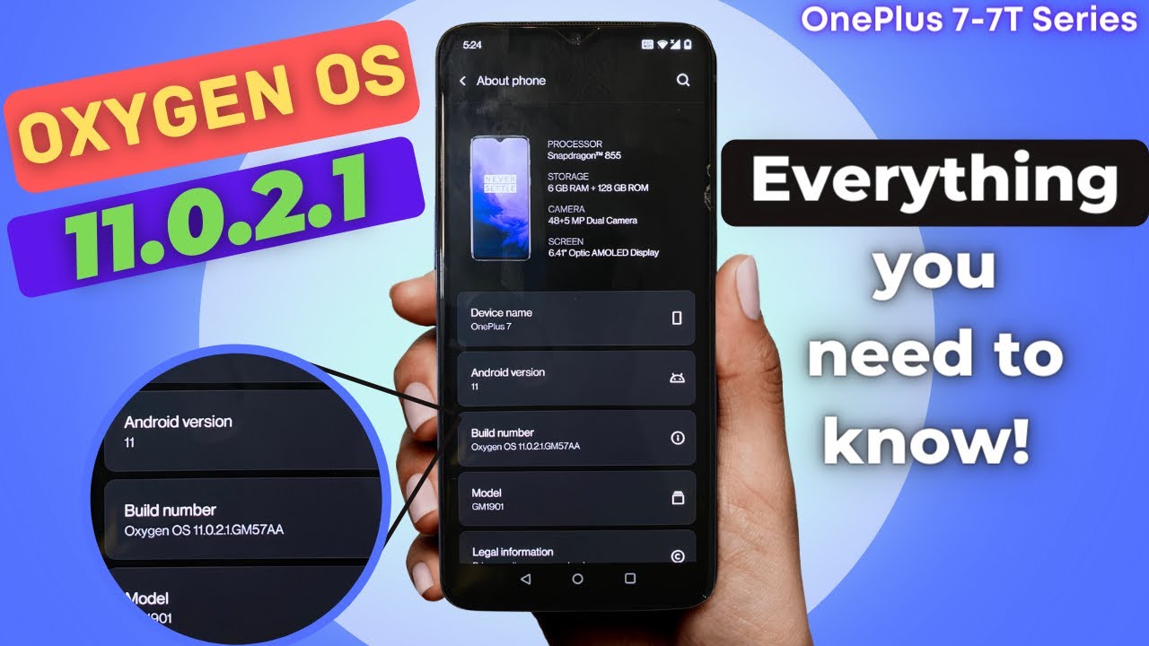 Oxygen OS 11.0.2.1 OTA for OnePlus 7-7T Series! Issues and Bugs Fixed ...