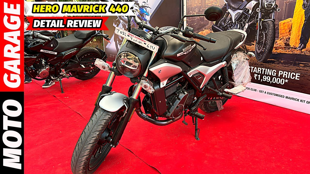 Hero Maverick 440 Detail Walkaround Review - क्या Hero Mavrick 440 लेना ...
