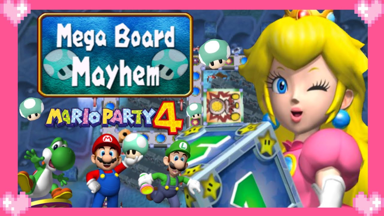 💗 Mario Party 4 (Mega Board Mayhem) Peach Gameplay 💗 - YouTube