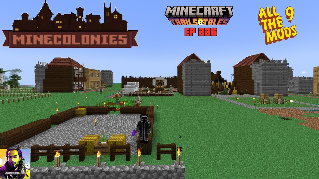 All the Mods 9 EP 226: MineColonies - Tavern, Guard Tower, and Resident ...