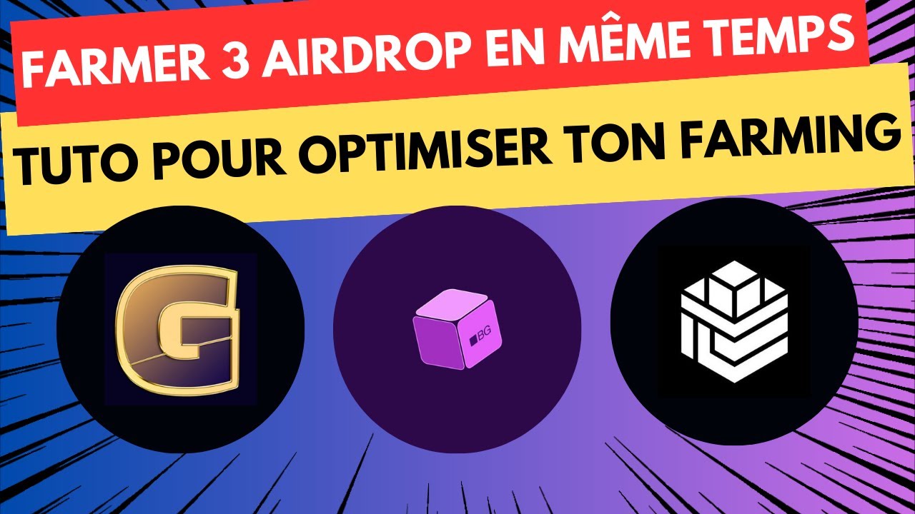 Farmer les airdrop de Block Games, Gaimin et Param Labs en même temps ...