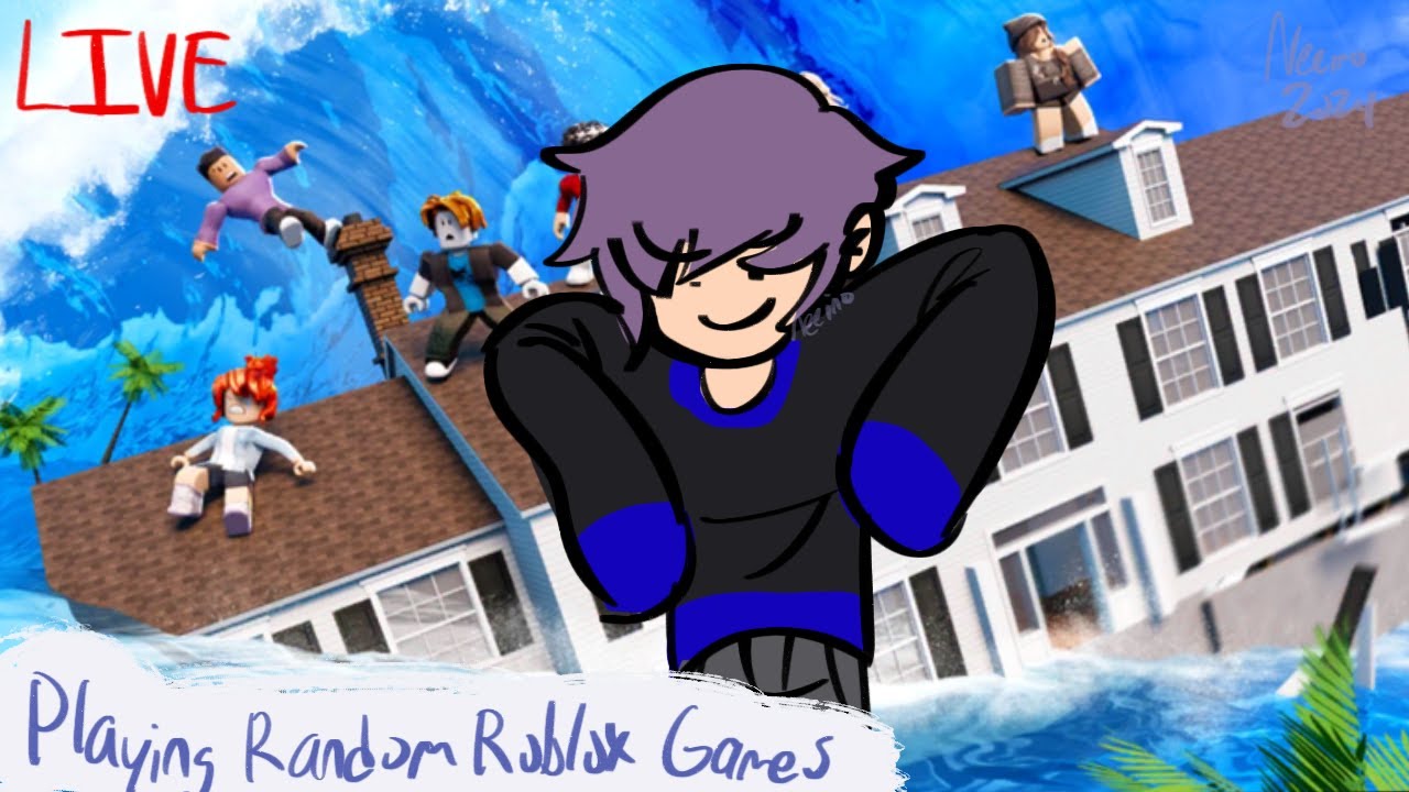 🔴PLAYING RANDOM ROBLOX GAMES WITH YOU!!! #1 - YouTube