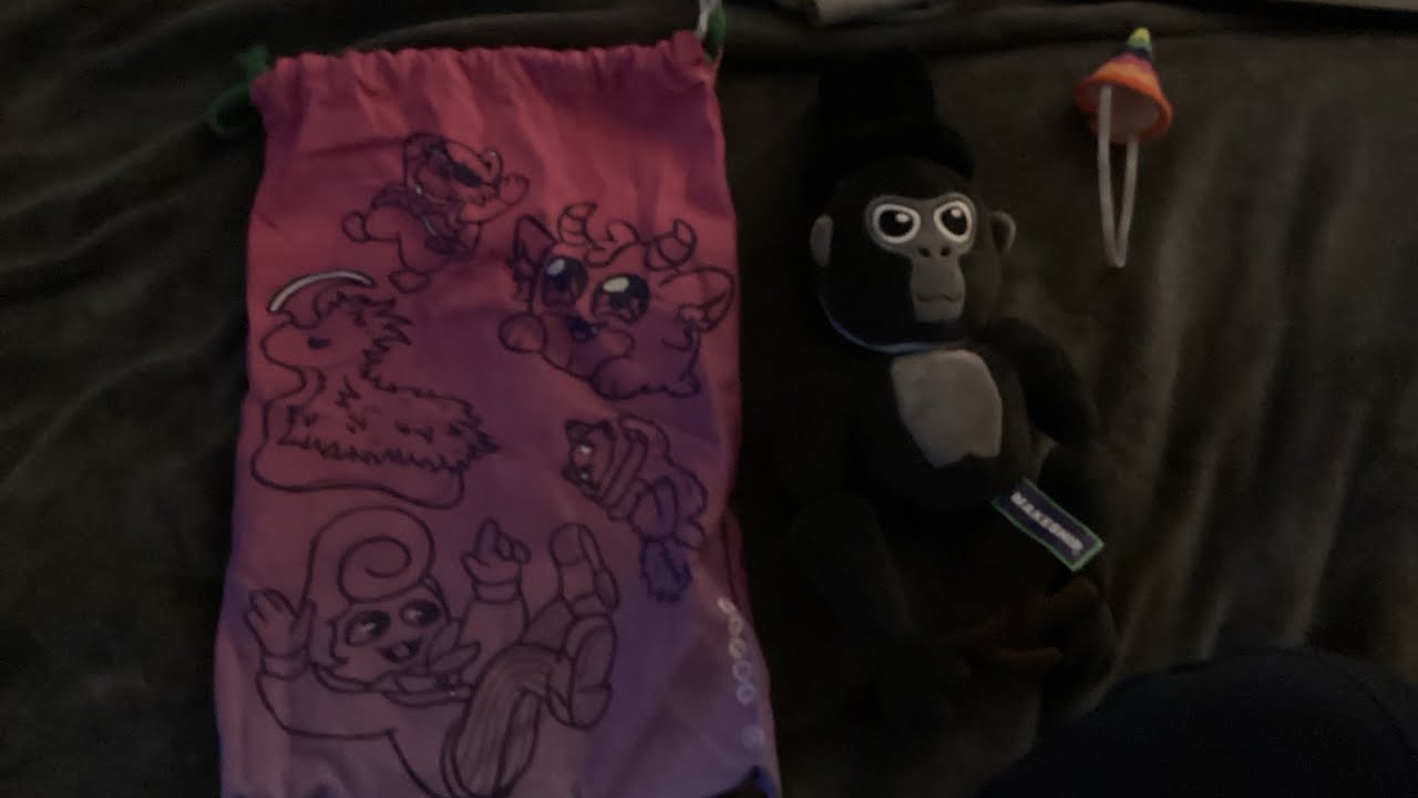 Reviewing the official gorilla tag plush - YouTube