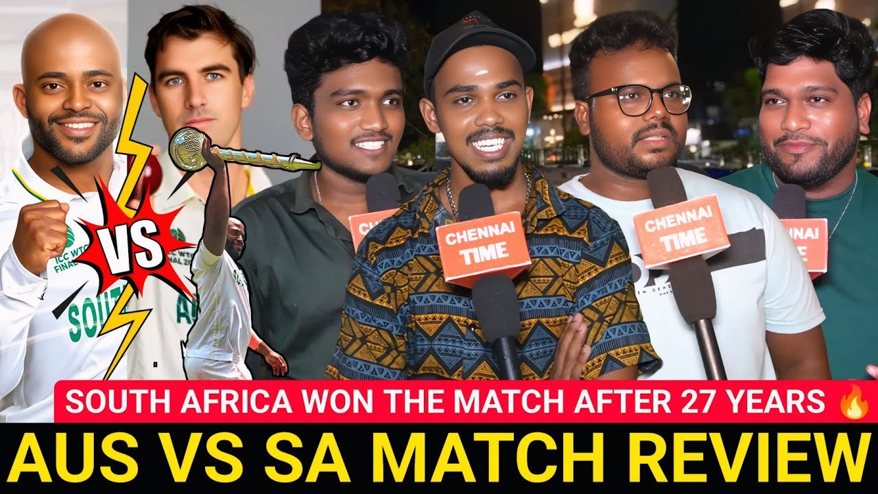 🔴SA VS AUS Match Public review | SA VS AUS Match review | Australia vs ...