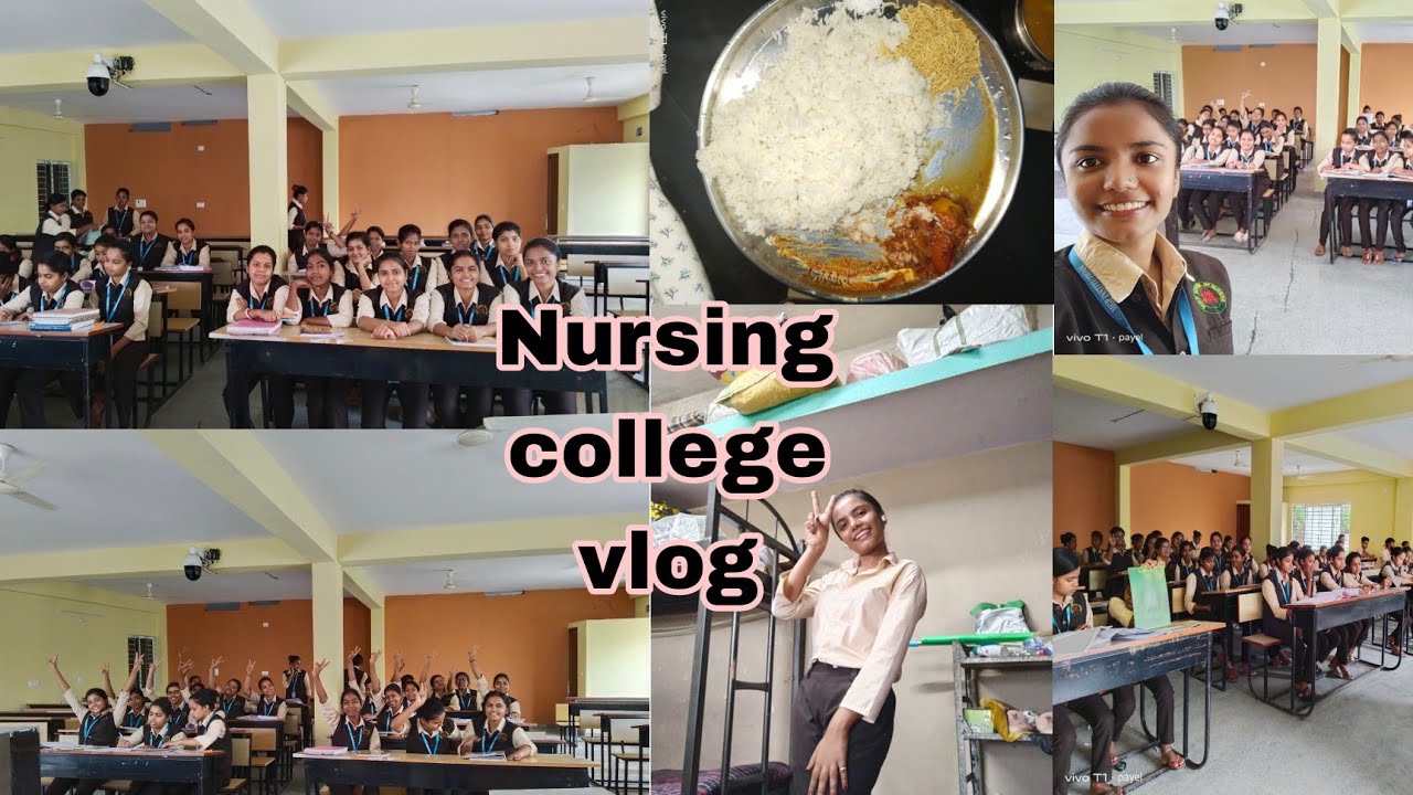College vlog || Nursing classes|| College tour🏫 - YouTube