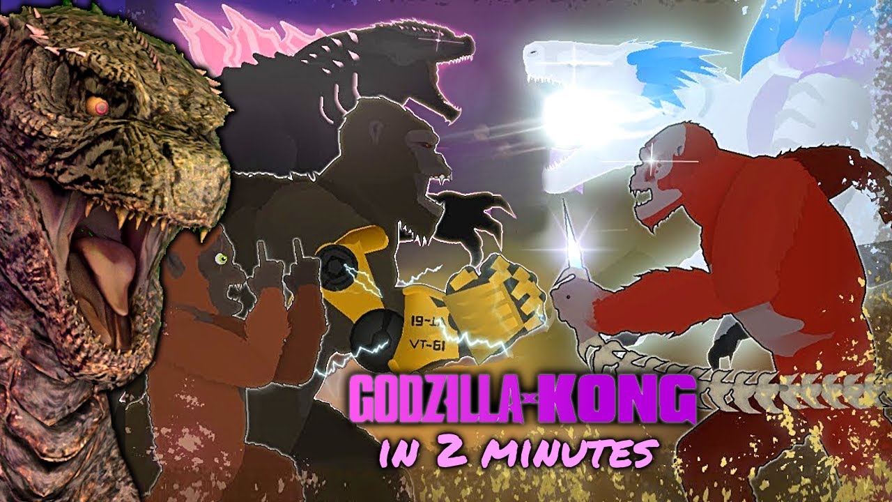 Godzilla x Kong in 2 Minutes - YouTube