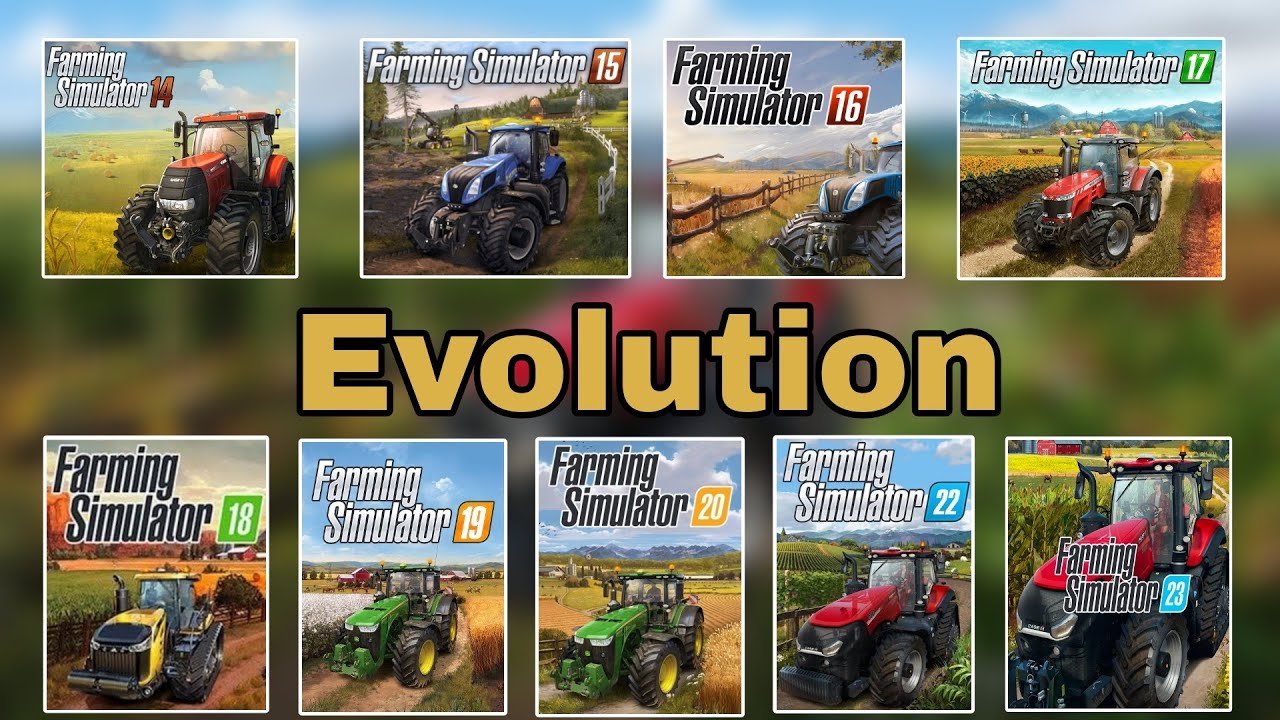 Evolution of Farming Simulator games (2008 - 2024) - YouTube