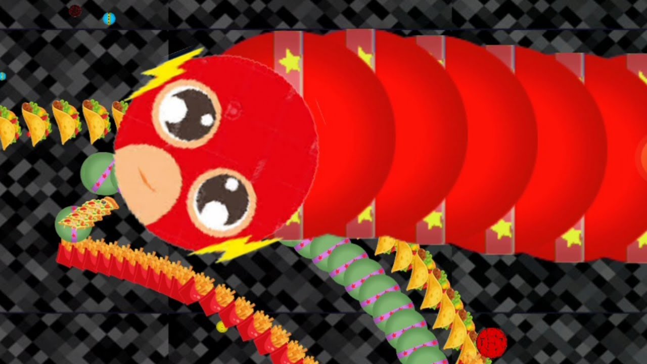 Biggest Worm Super Hero The Flash | Super Hero Character Worm Game ...