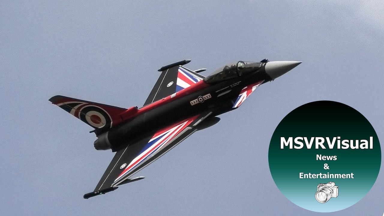 Union Jack Typhoon At Totterdown RIAT 2022 - YouTube